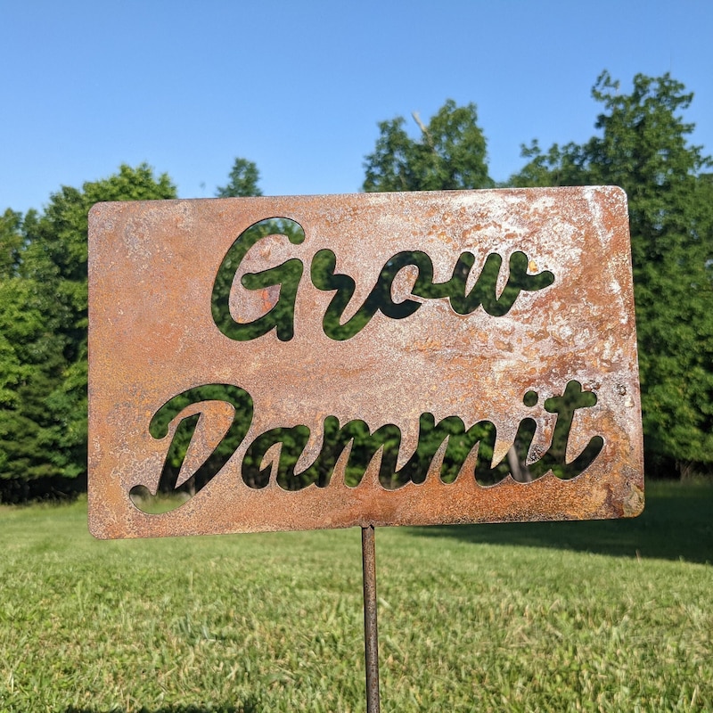 Garden Sign Funny - Etsy