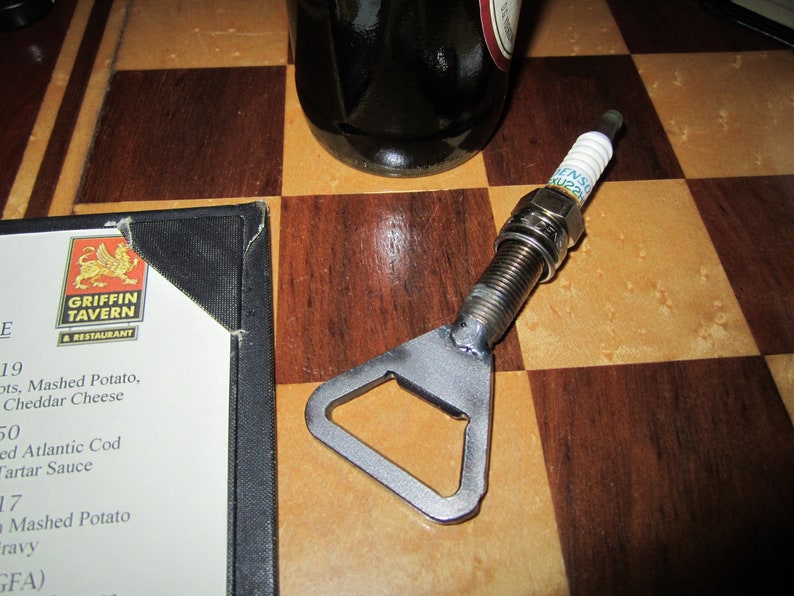 Spark Plug Bottle Opener Ready to Ship Handmade Car Guy - Etsy