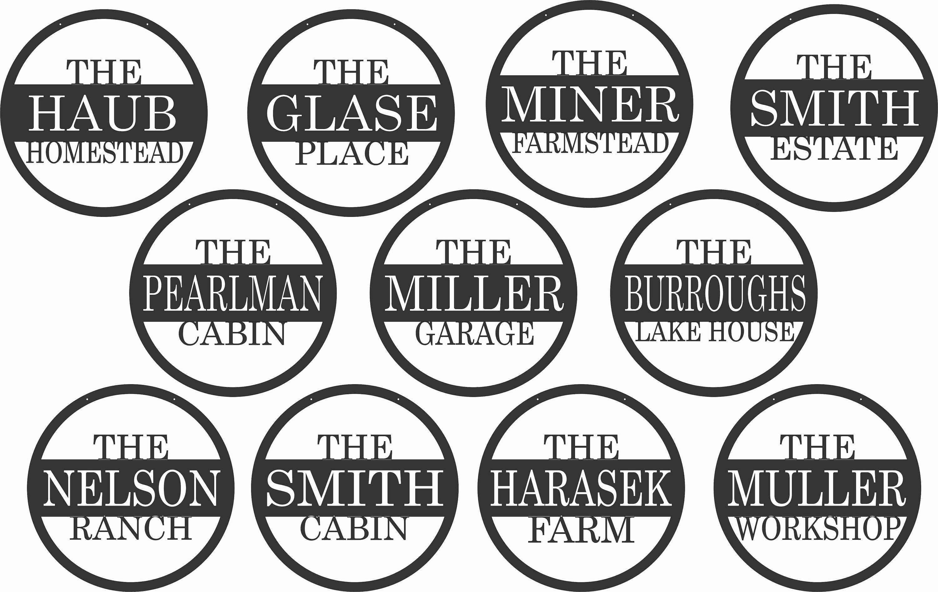 Large Custom Metal Sign FARM RANCH CABIN Homestead Door - Etsy