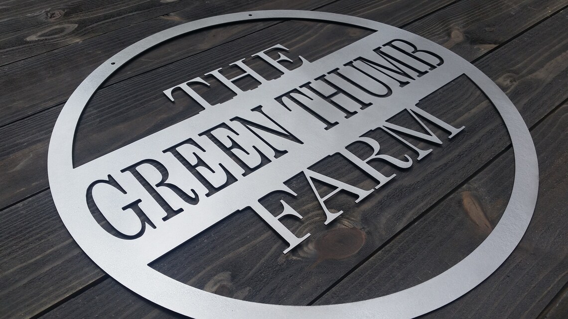 Large Custom Metal Sign FARM RANCH CABIN Homestead Door - Etsy