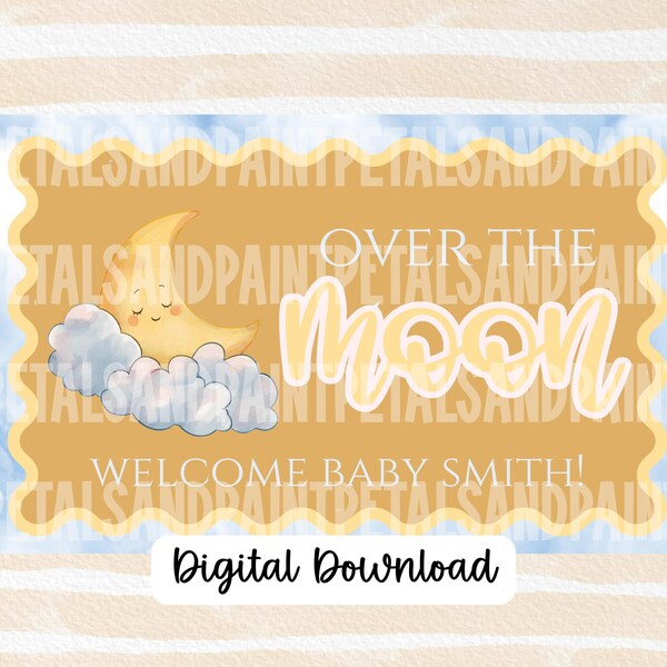Moon Banner - Etsy