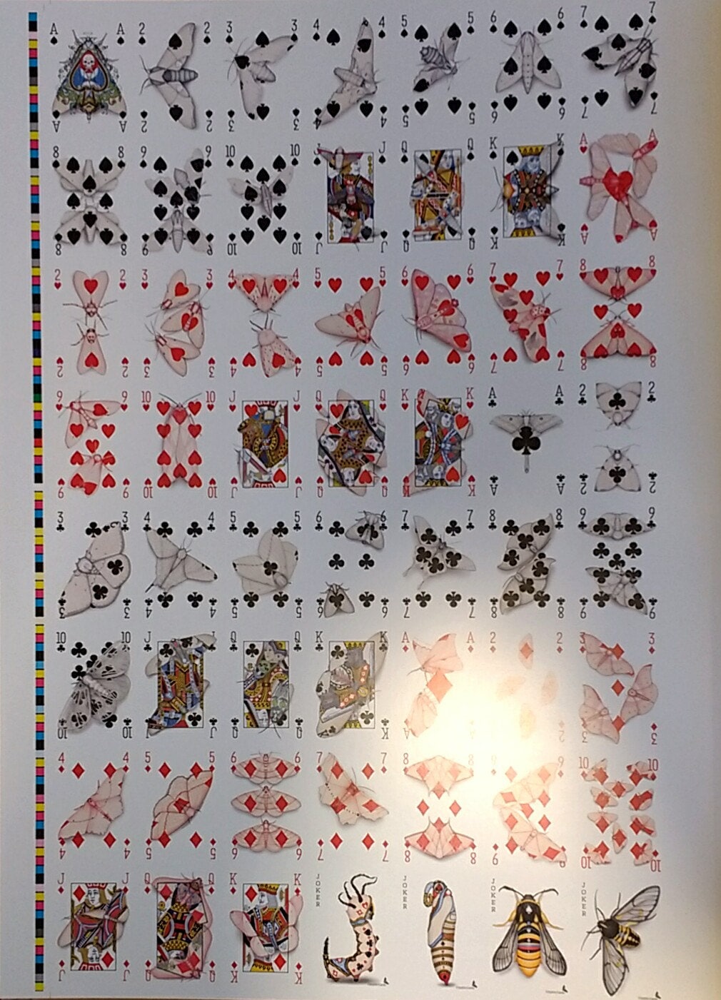 UNCUT SHEET - Cryptic Cards Full Deck Uncut Sheet - Playing Card Art of ...