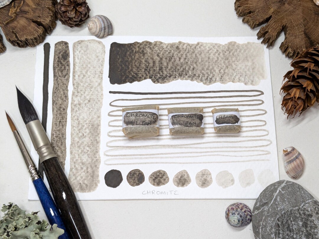Chromite - Handmade Watercolour Paint, Hand-mulled Watercolor in Full ...