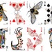 UNCUT SHEET - Cryptic Cards Full Deck Uncut Sheet - Playing Card Art of ...