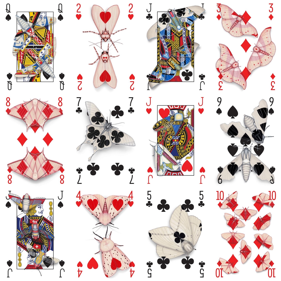 UNCUT SHEET - Cryptic Cards Full Deck Uncut Sheet - Playing Card Art of ...