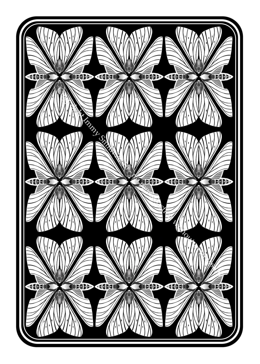 UNCUT SHEET - Cryptic Cards Full Deck Uncut Sheet - Playing Card Art of ...