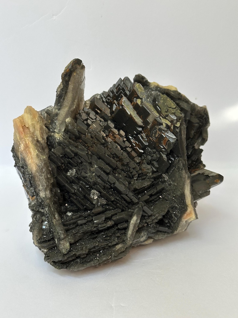 Tabular Black Barite Crystal Specimen – Moroccan Mineral Formation - Etsy