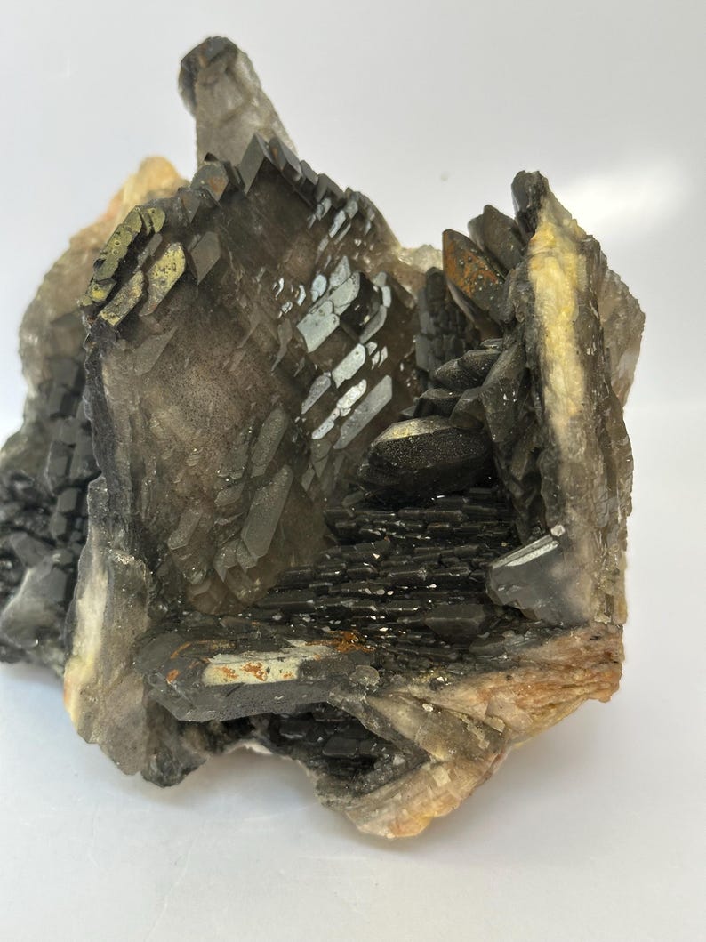 Tabular Black Barite Crystal Specimen – Moroccan Mineral Formation - Etsy