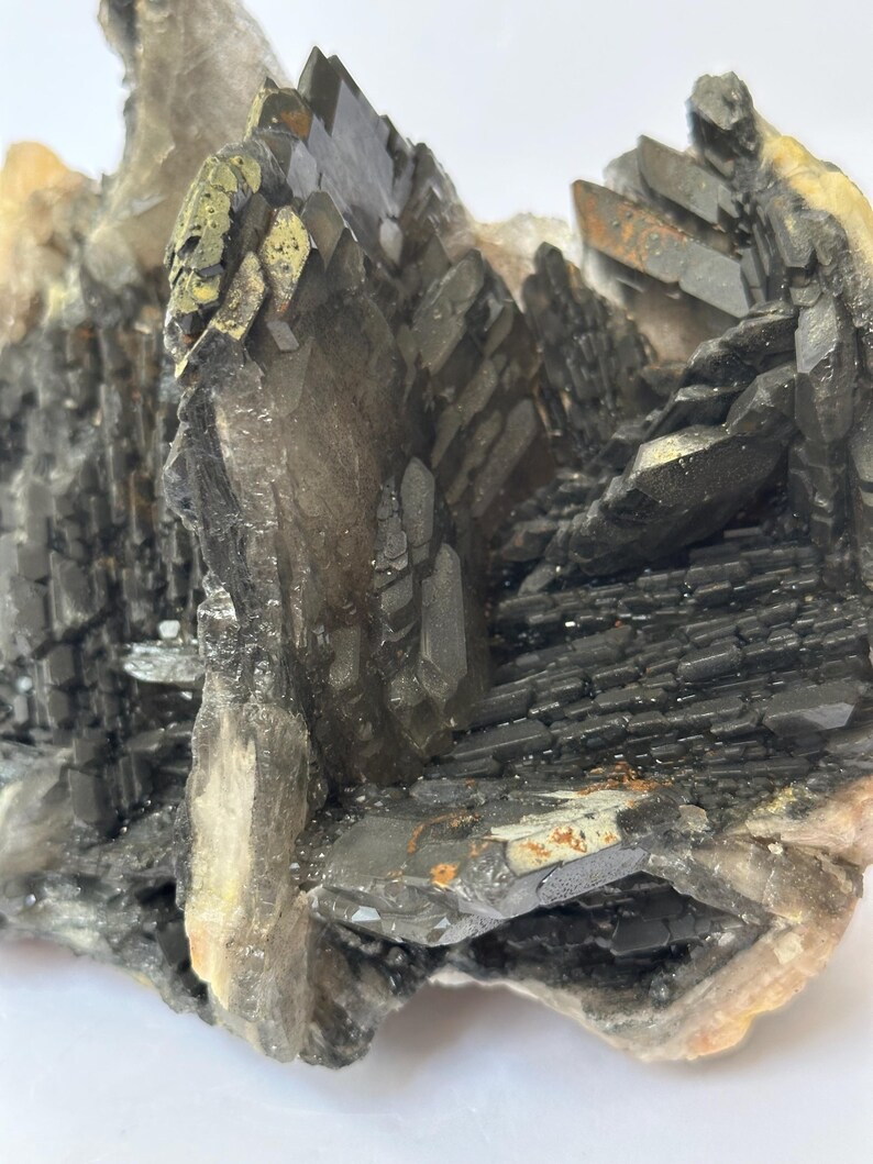 Tabular Black Barite Crystal Specimen – Moroccan Mineral Formation - Etsy