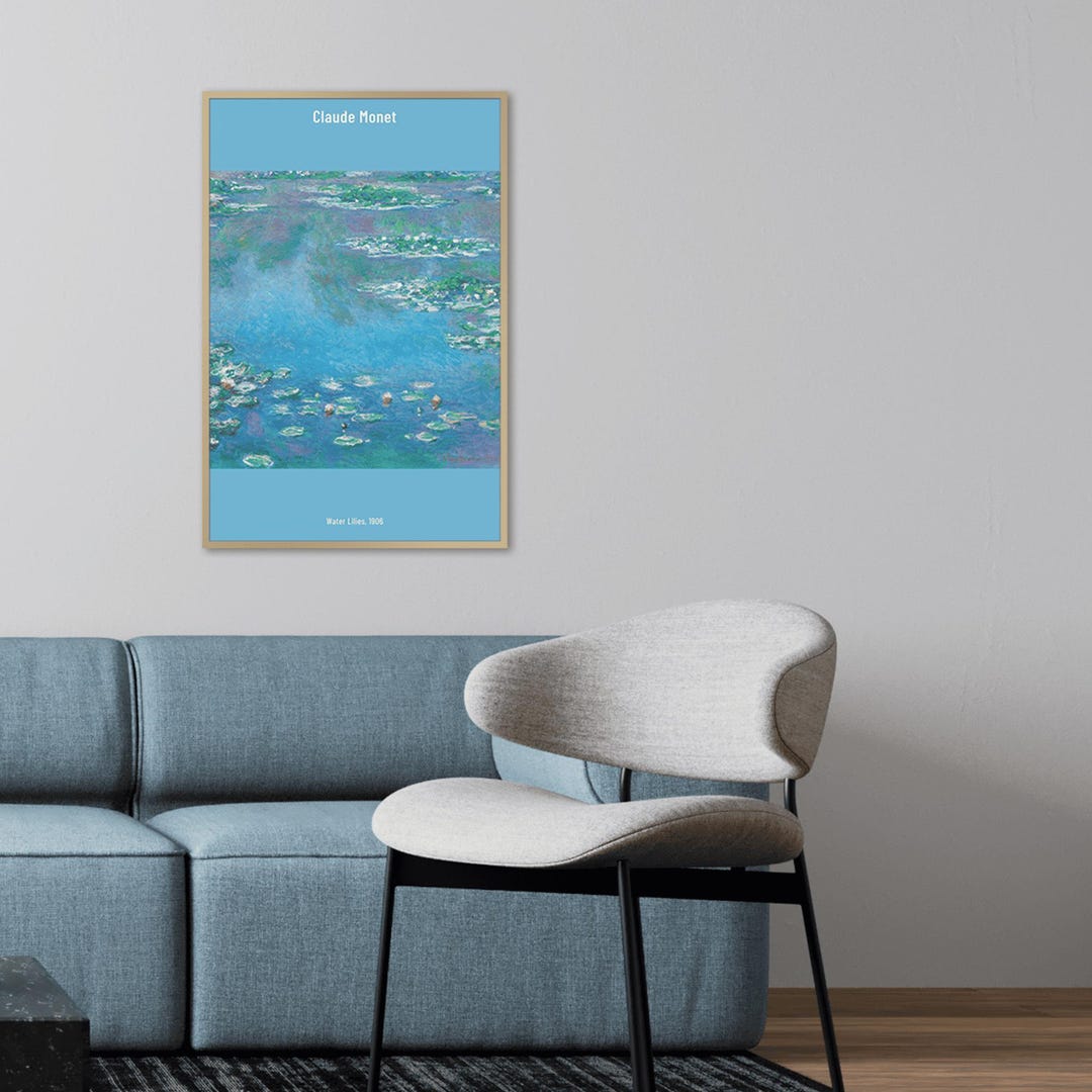 Water Lilies | 1906 | Claude Monet Landscape | Wall Art Prints | Home ...