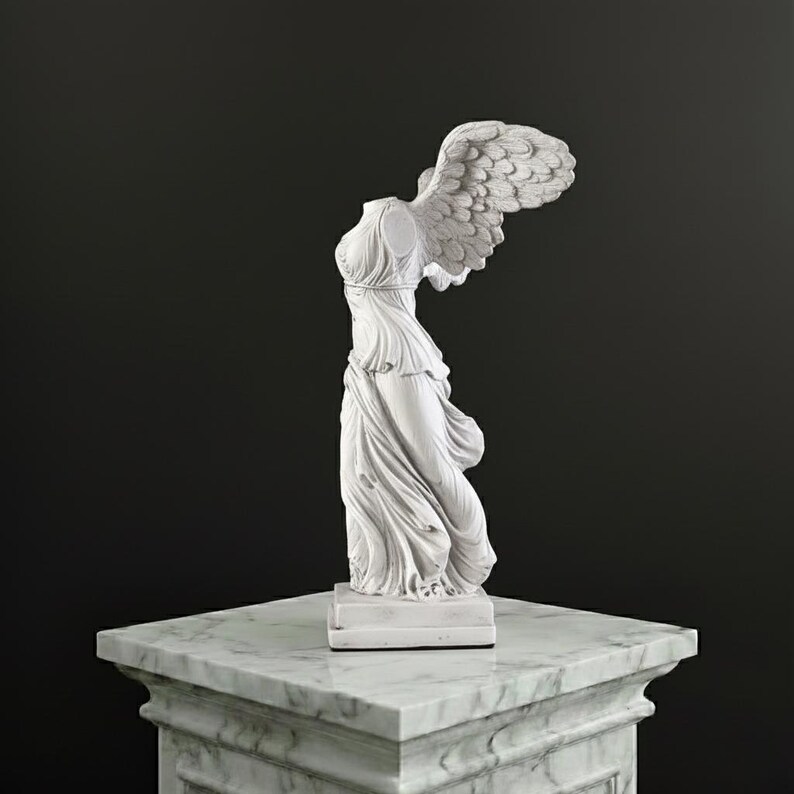 Winged Victory of Samothrace Statue Nike Greek Goddess Resin Sculpture ...