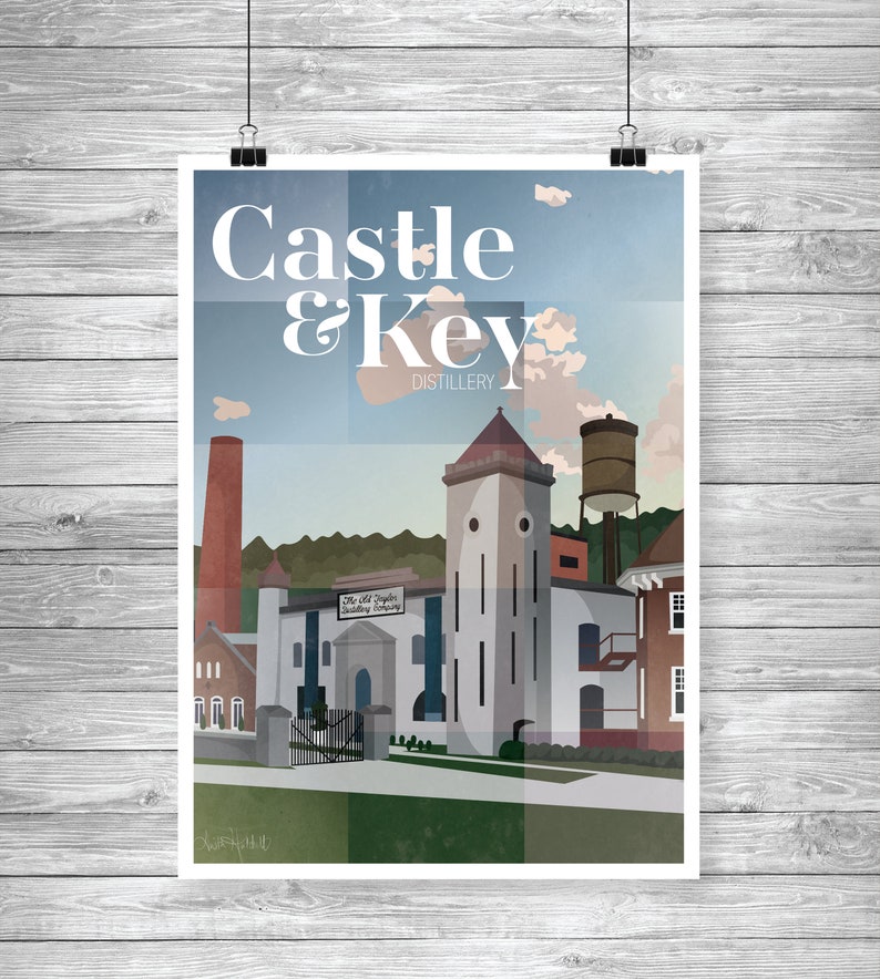 Castle and Key - Kentucky Bourbon Distillery Series - Etsy