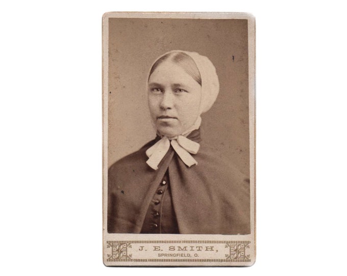 Antique Photo of Quaker Woman Circa 1880 by J. E. Smith of - Etsy
