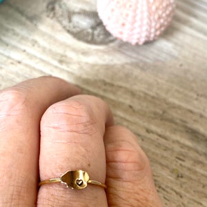 Kauai Heart Ring • Hawaiian Island Ring • Made to Any Size in Sterling ...