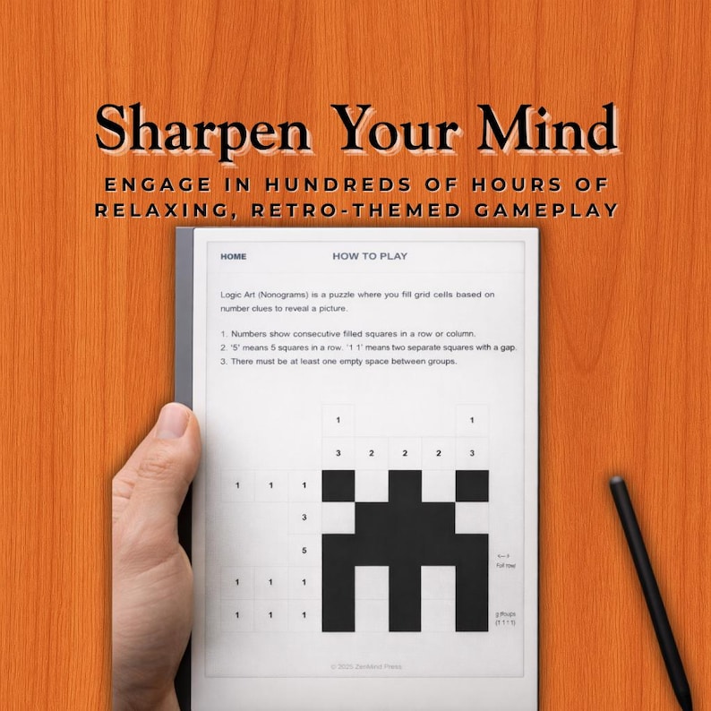 250 Extreme Retro Picross Puzzles | 40x40 | Remarkable & Supernote ...