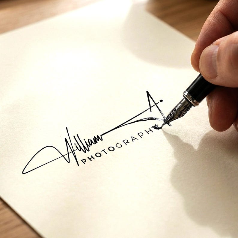Custom Signature Logo Design | Signature Logo | Signature Logo Realtor ...