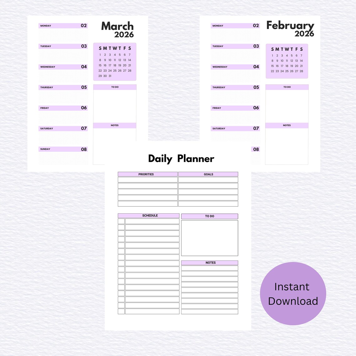 PLR Teacher Planner, Monthly & Weekly Lesson Planner - Etsy
