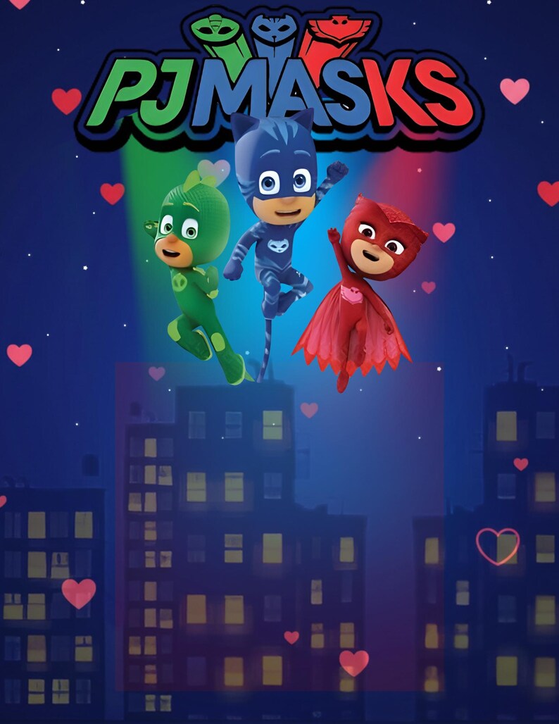 PJ Valentine Treat Card | Jumbo Kids Valentine | Editable Canva ...