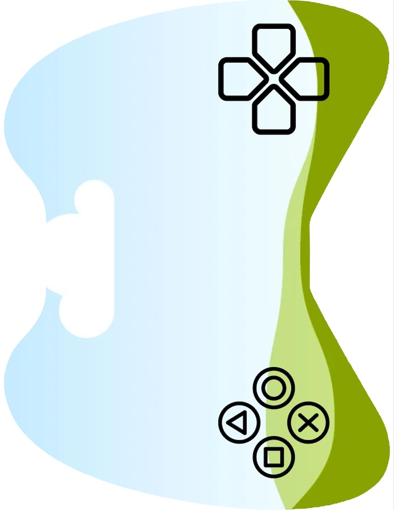 8.5x11 Gaming Party Favor Box | Editable Game Controller Template ...
