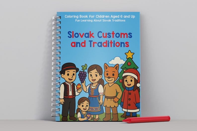 Folk Traditions Coloring Pages for Kids | Slovak Customs | Educational ...