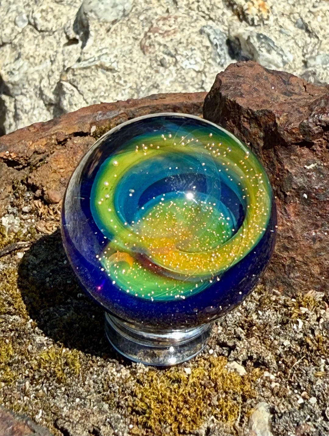 Silver Nebula Marble - Etsy