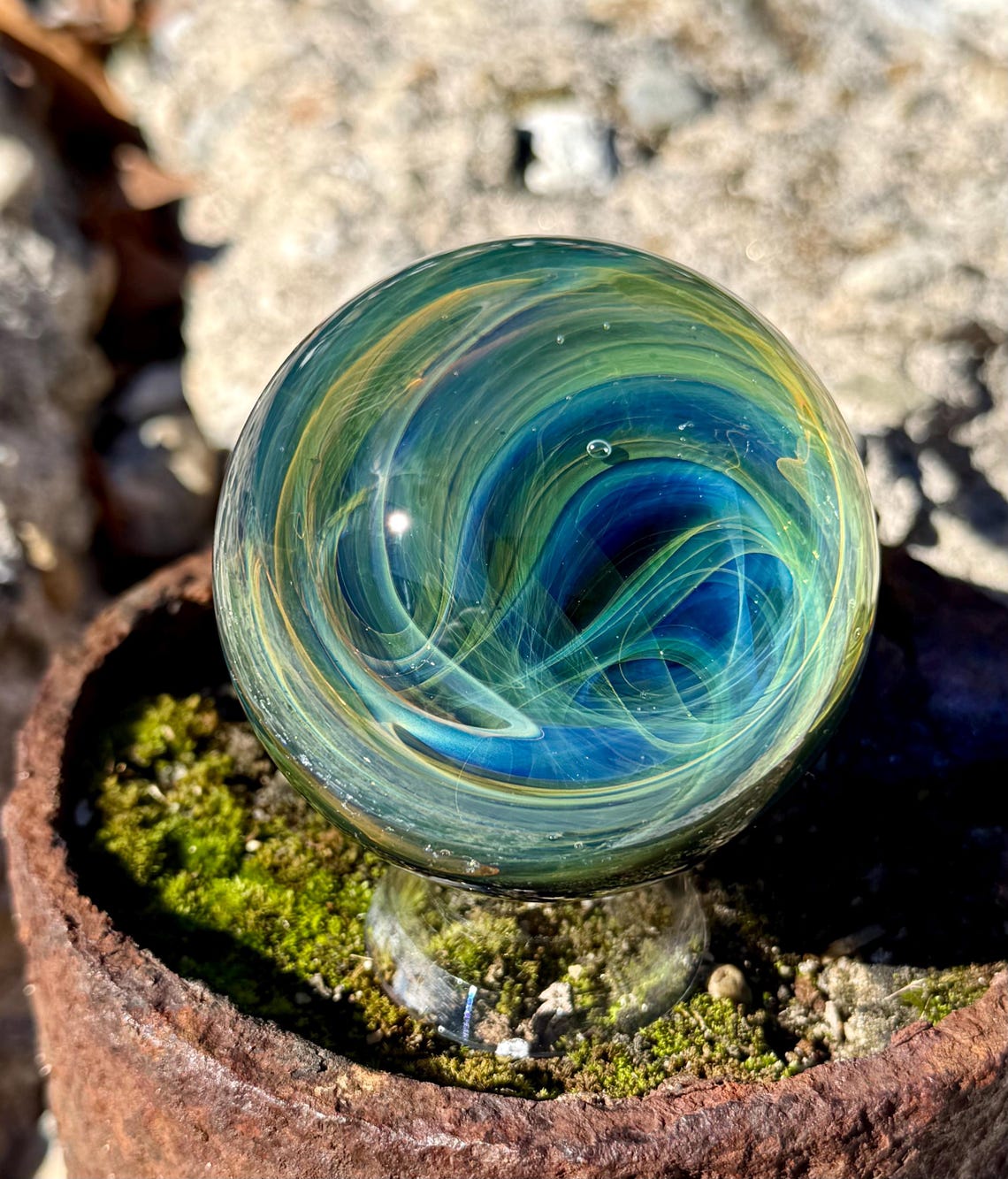 Gold and Silver Fume Chaos Marble - Etsy