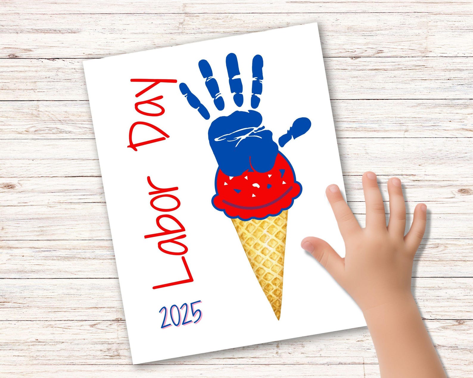 Labor Day Handprint Art, Labor Day Activity, Handprint Art, Handprint ...