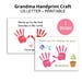 Grandpa and Grandma Handprint Craft, Grandparent's Day Grandpa ...