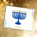 Hanukkah Craft for Kids, Fingerprint Craft, Menorah Candles ...