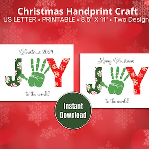 Christmas Handprint Craft, Handprint Keepsake, Daycare Activity ...