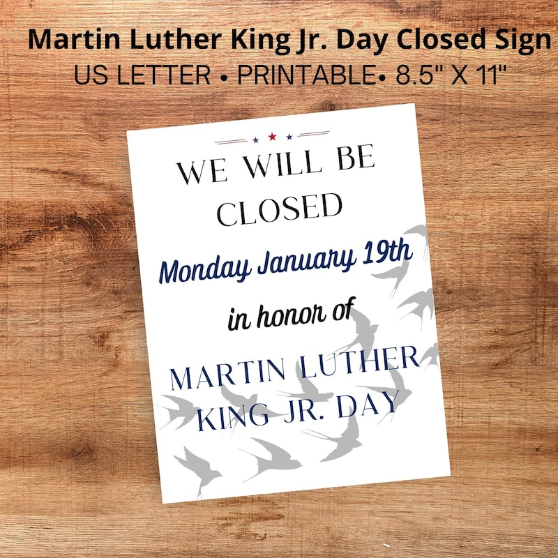 Mlk Sign - Etsy