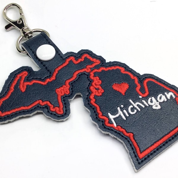 Michigan Keychain - Etsy