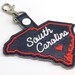 South Carolina State Snap Tab - DIGITAL DOWNLOAD - in the Hoop ...