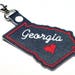 Georgia State Snap Tab - DIGITAL DOWNLOAD - in the Hoop Embroidery ...