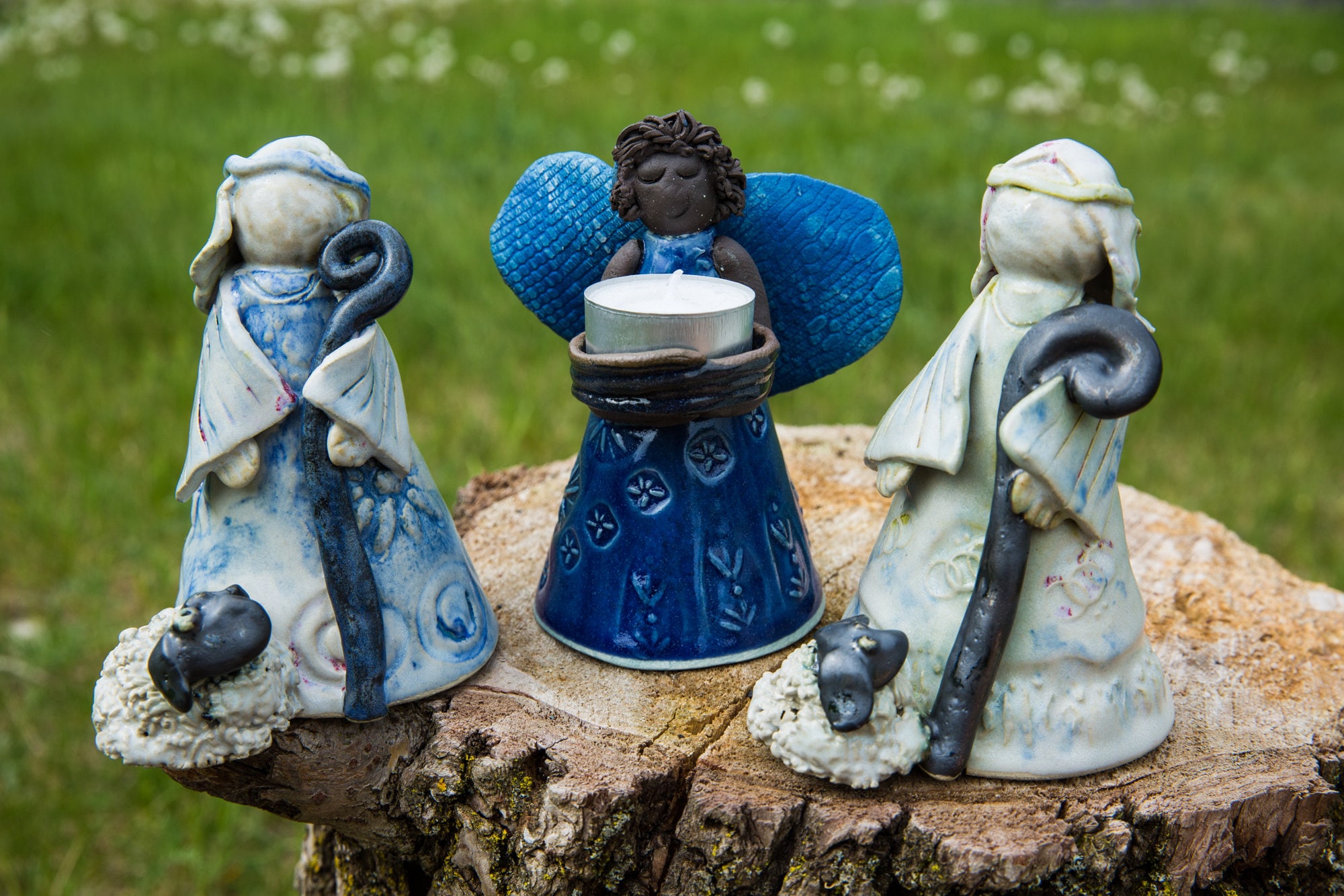 Angel Candle Holder - Etsy