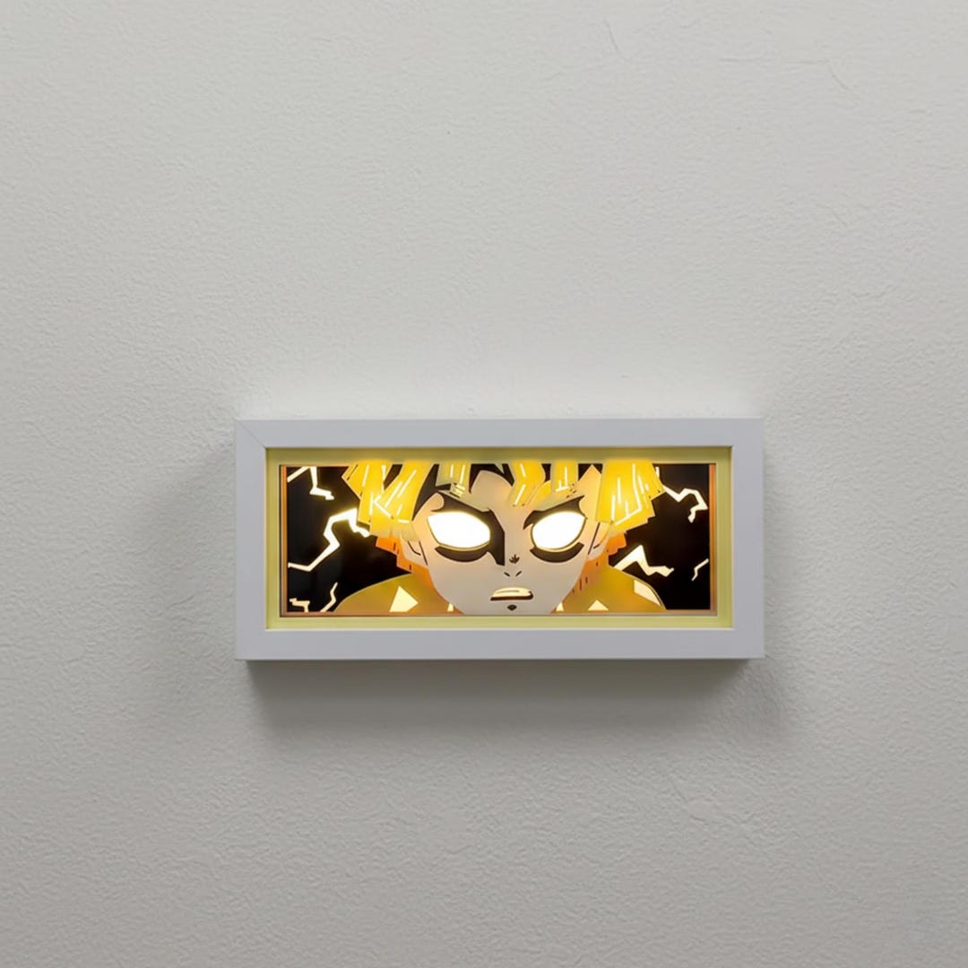 Anime Lightbox – 3D Paper Cut Shadow Box Powered With LED RGB Colors ...