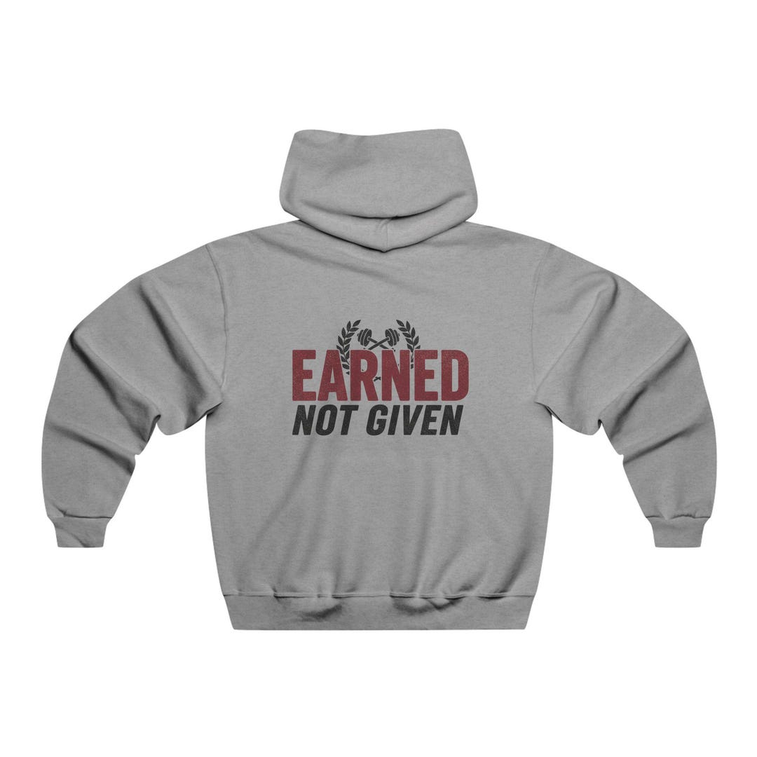 Earned Not Given Men's Backside Hoodie - Etsy