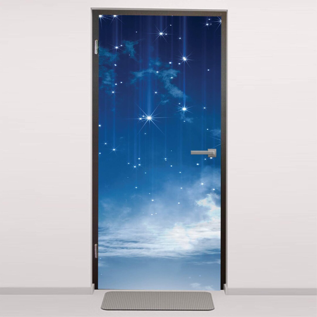 Custom Peel & Stick Modern Door Mural Vinyl Removable - Etsy