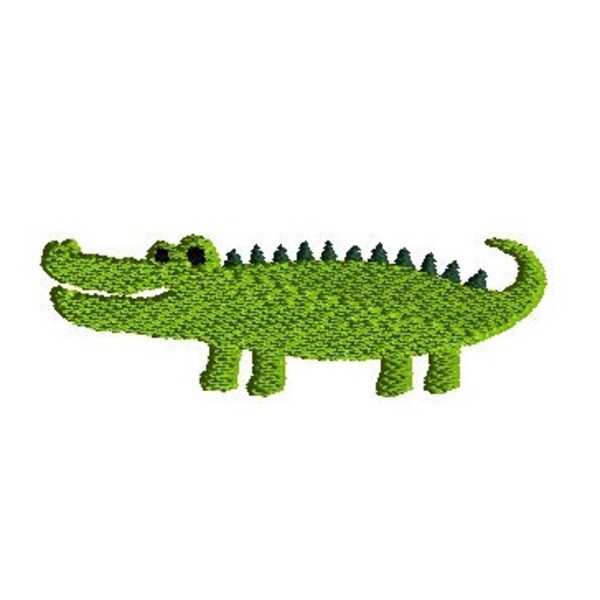 Mini Alligator Embroidery Design - Etsy
