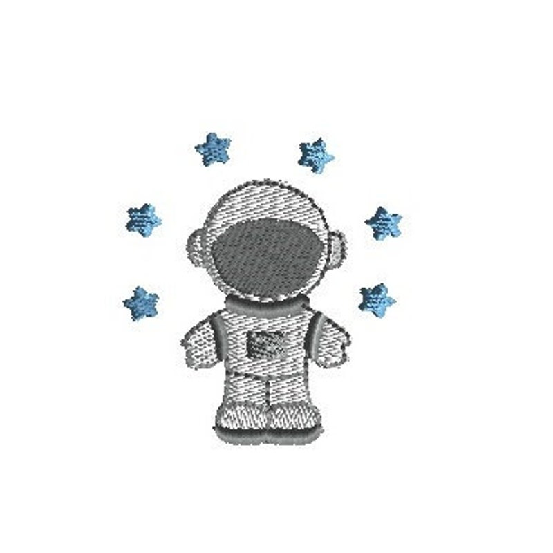 Astronaut Embroidery - Etsy