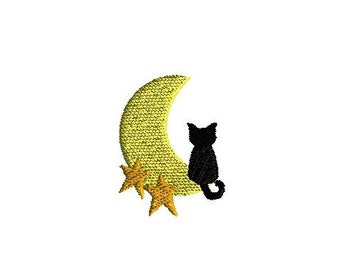 Mini Cat Machine Embroidery Design-instant DOWNLOAD-3 Sizes | Etsy