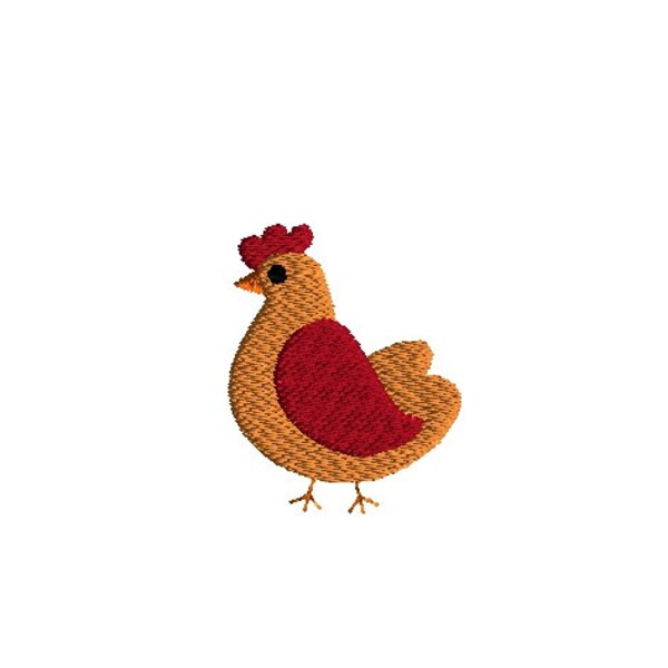 Hen Embroidery - Etsy