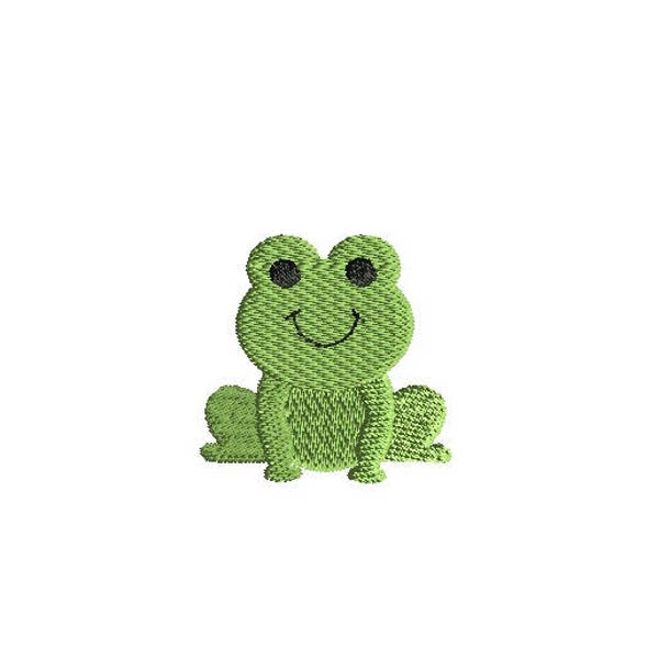 Frog Embroidery - Etsy