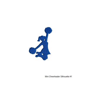 Mini Cheerleader Machine Embroidery Design Set-instant DOWNLOAD - Etsy