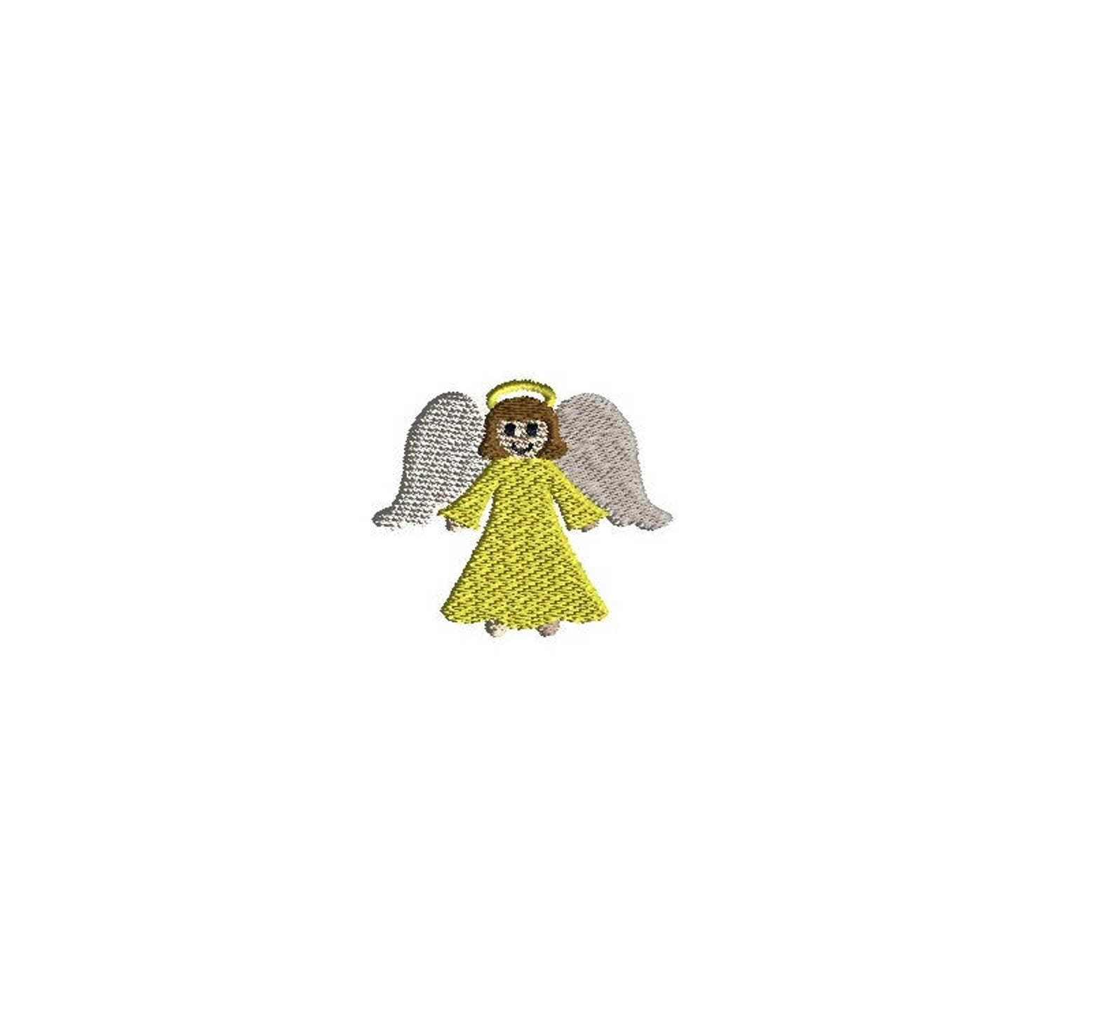 Mini Angel Machine Embroidery Design-instant DOWNLOAD - Etsy