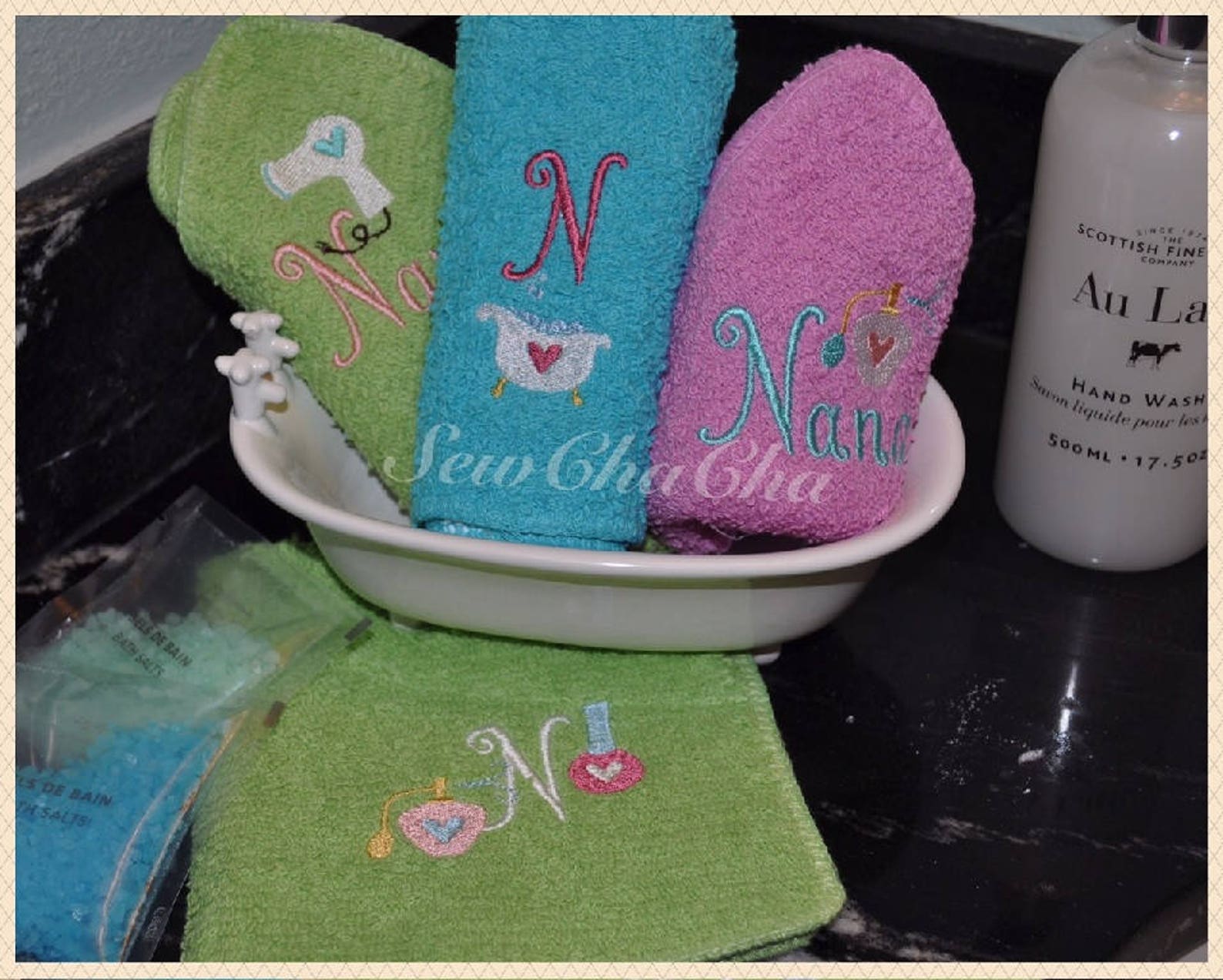 Mini Spa Machine Embroidery Designs Filled Stitch Set-instant - Etsy