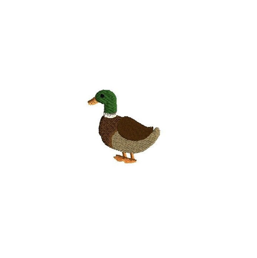 Mini Mallard Duck Machine Embroidery Design-instant DOWNLOAD - Etsy