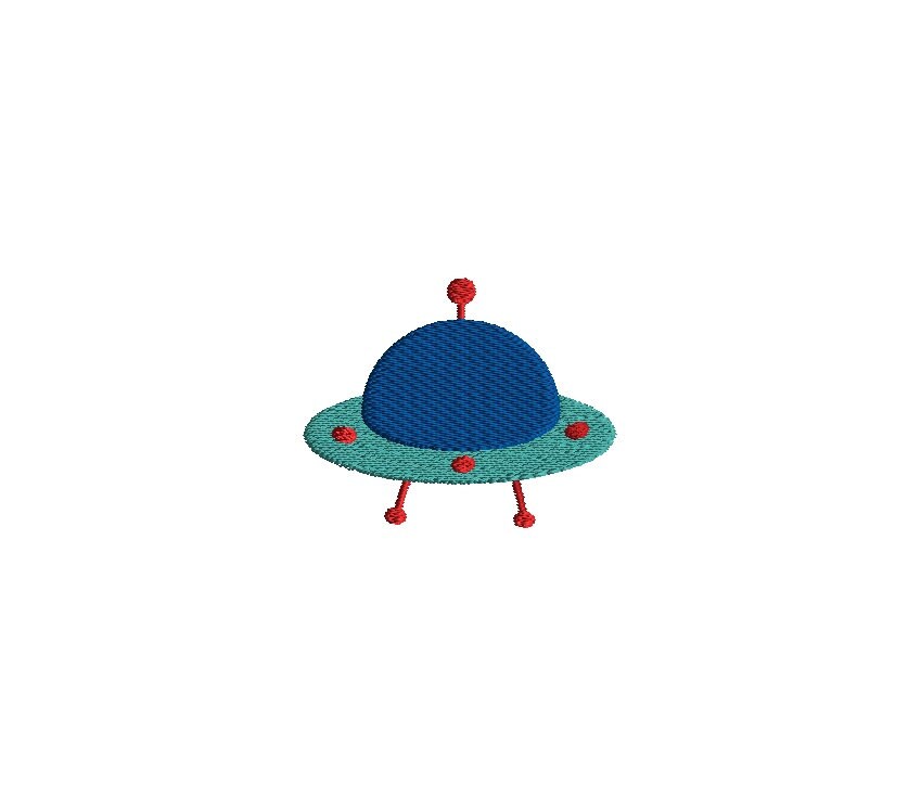 Mini Outer Space Machine Embroidery Design Set-instant DOWNLOAD - Etsy UK