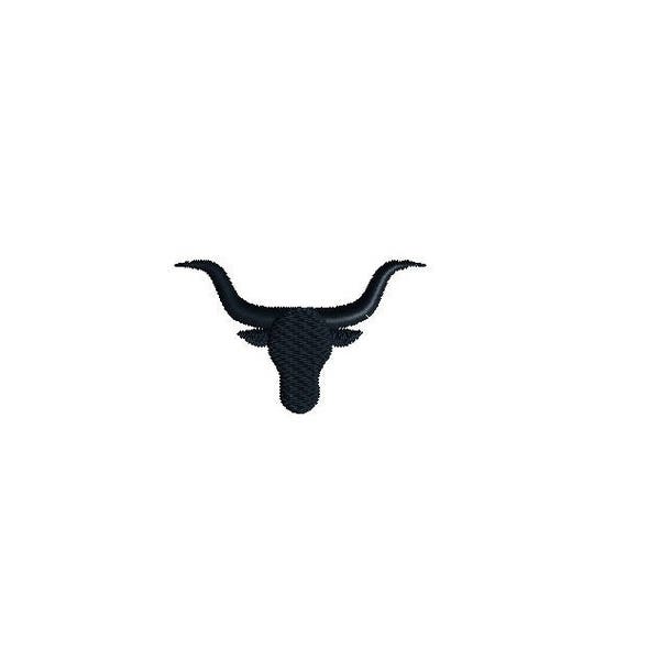 Texas Longhorn Embroidery Design - Etsy