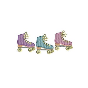 Mini Roller Skate Machine Embroidery Design-instant DOWNLOAD - Etsy